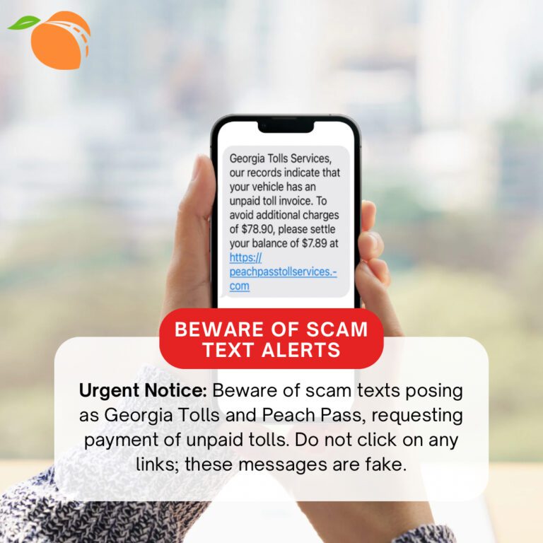 Account Safety Alert - State Road and Tollway Authority